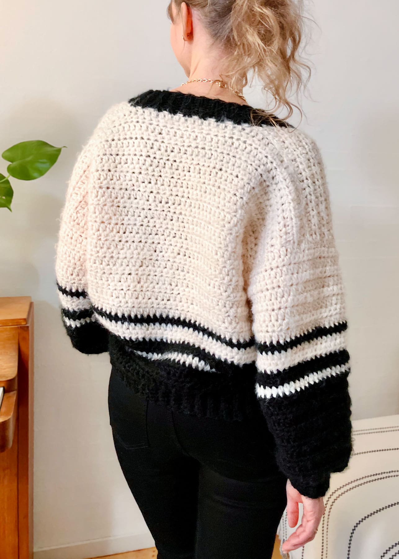 The PERFECT Color Block Crochet Cardigan - FREE Pattern